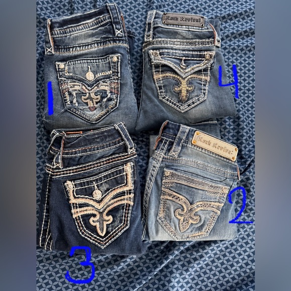 Rock Revival | Jeans | Rock Revivals Skinny 4 Pairs | Poshmark
